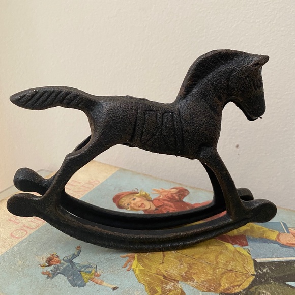 No Brand | Accents | Cast Iron Rocking Horse | Poshmark